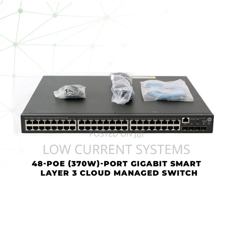 Hpe 48P Poe+ 4sfp+ 370W 48 Port Managed Switch L3 IP Network in Spintex ...