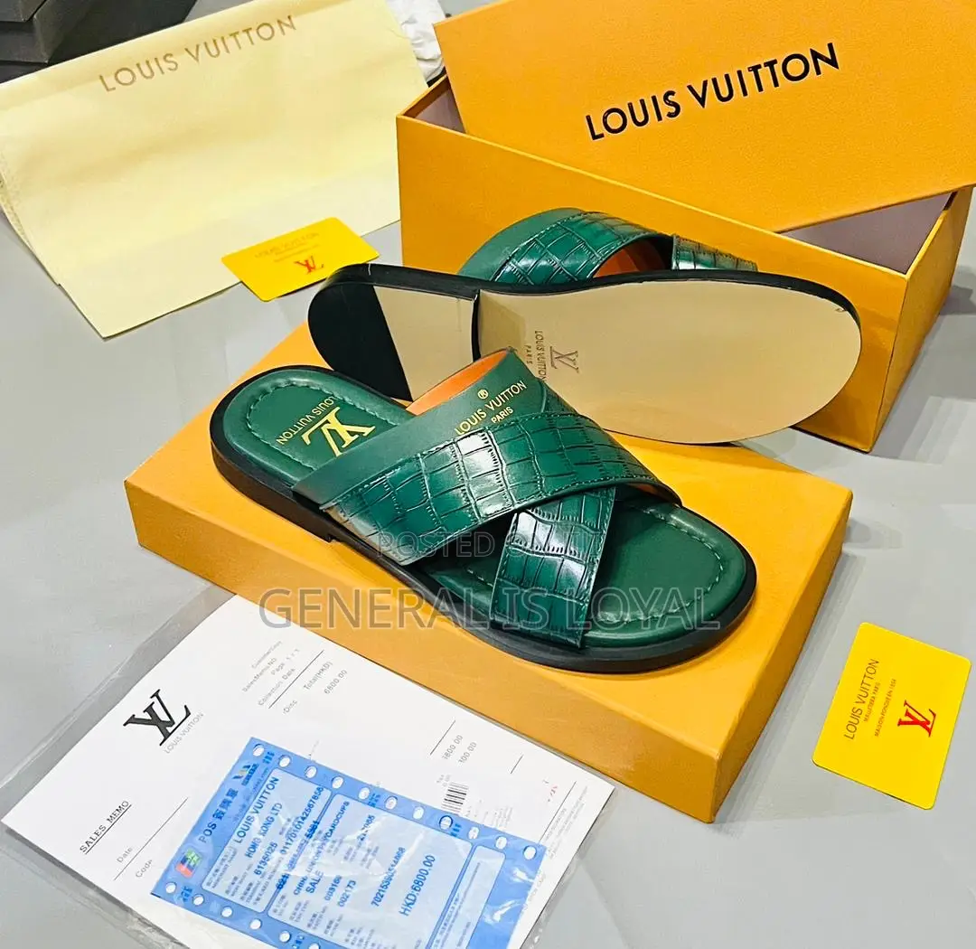 Louis Vuitton Green Slipers in Accra Metropolitan - Shoes, General Is ...