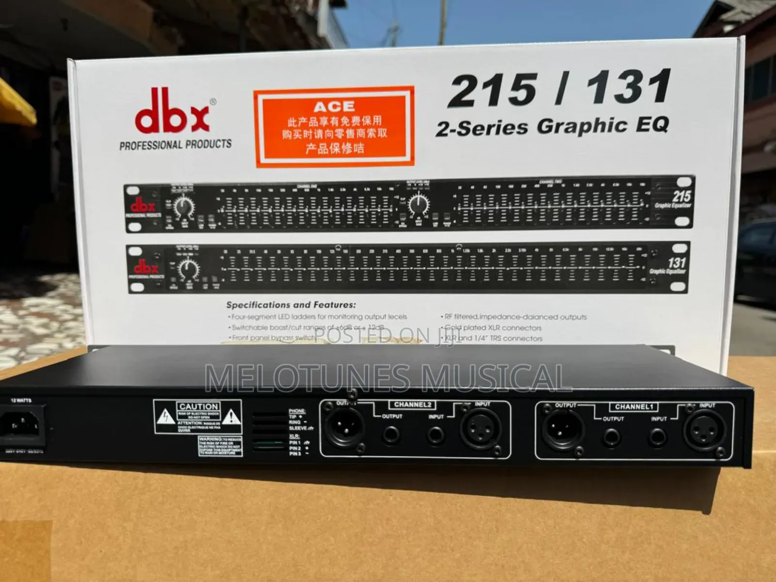 DBX 215/131 2-Series Graphic Equalizer in Accra Metropolitan - Audio & Music Equipment ...