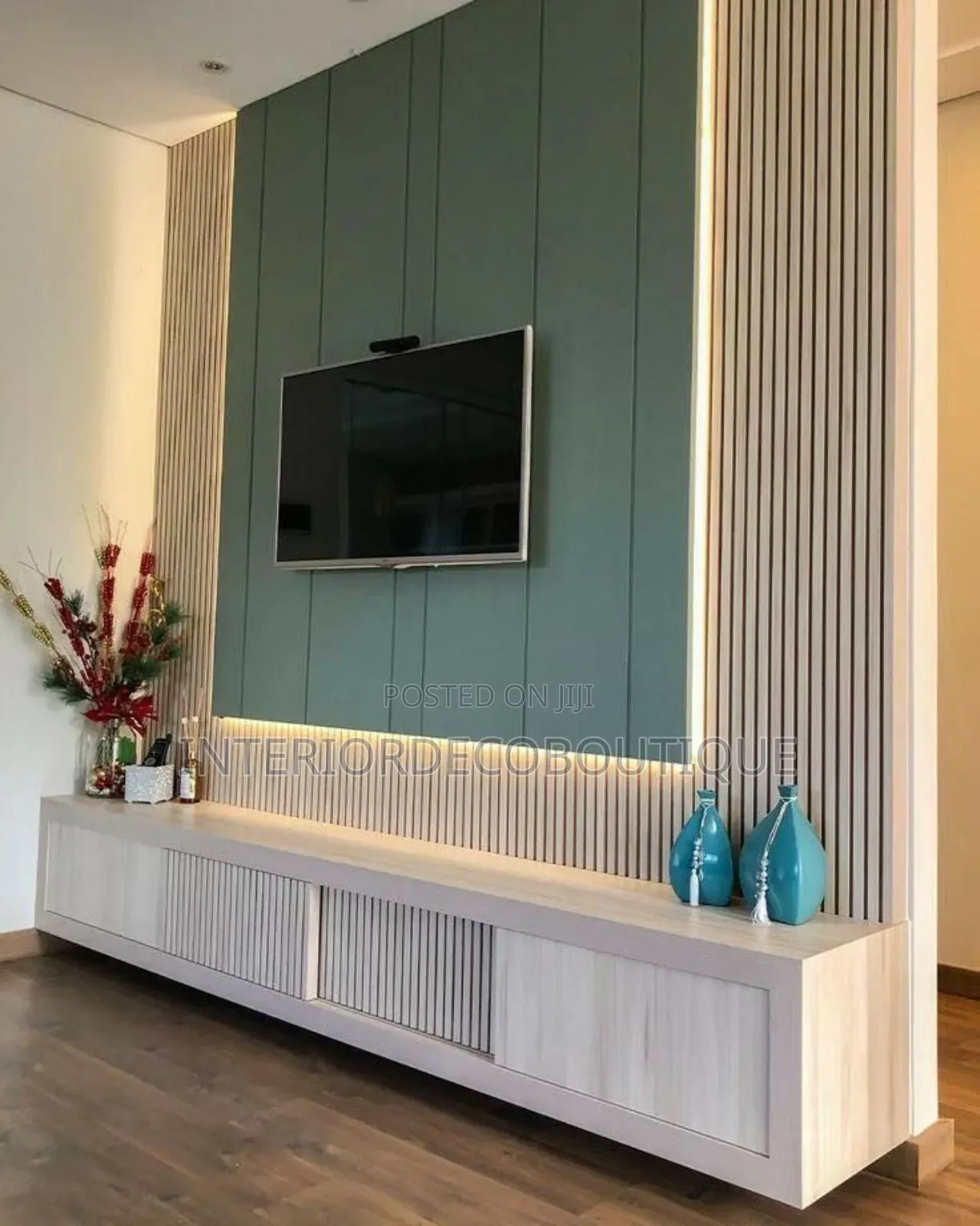 Tv Console Unit With Wall Cladding at Premium Service in North ...