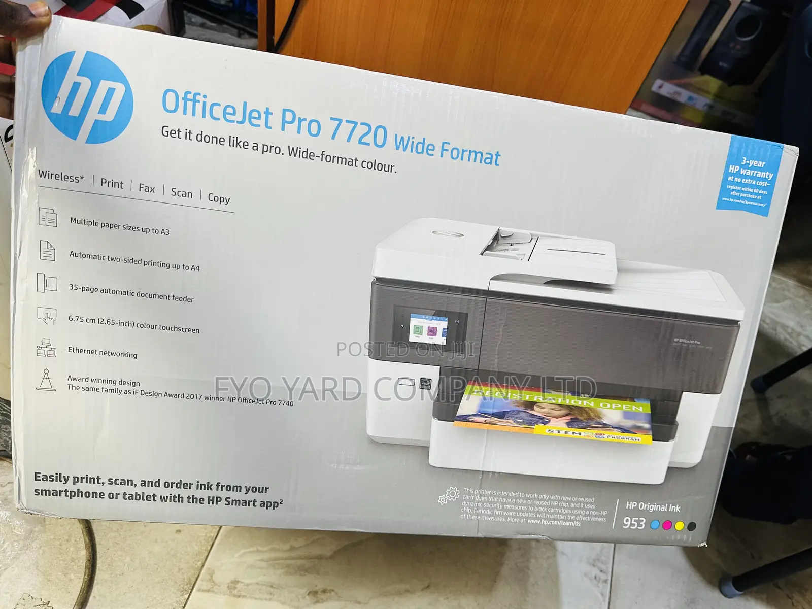 Hp Officejet Pro 7740 Wide Format A4 A3 All-in-One Printer in Accra ...