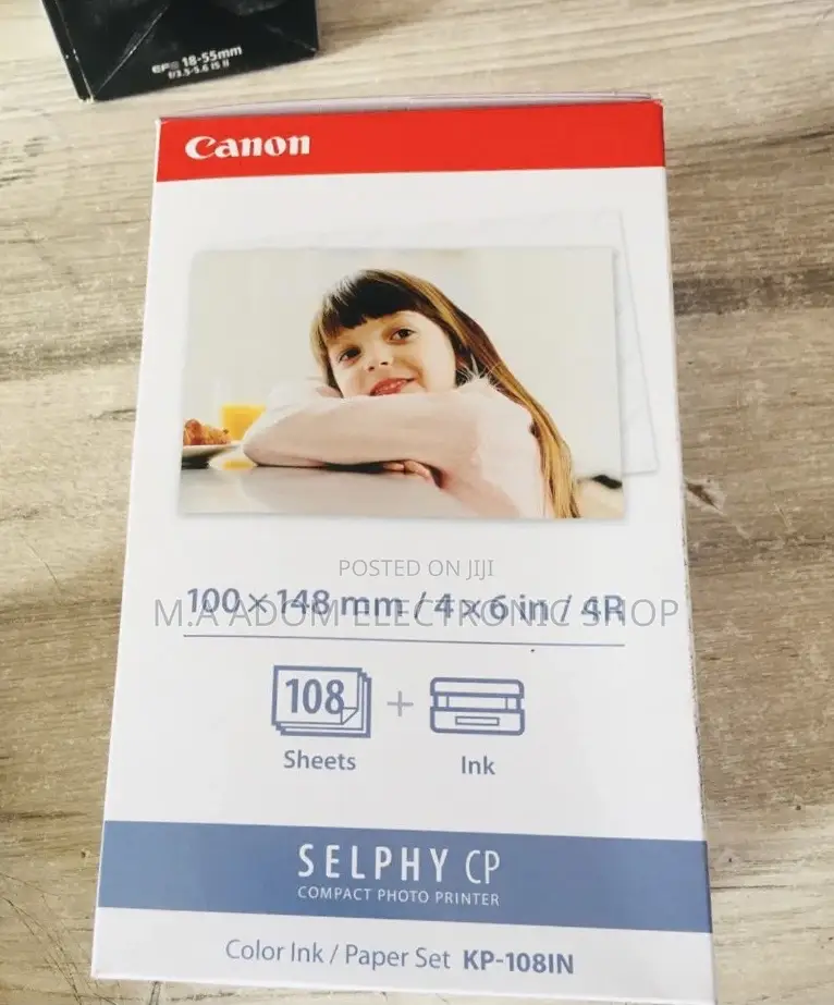 Sealed in Box Canon RP-108 Colour Ink +100 X148 Mm Paper Set in ...