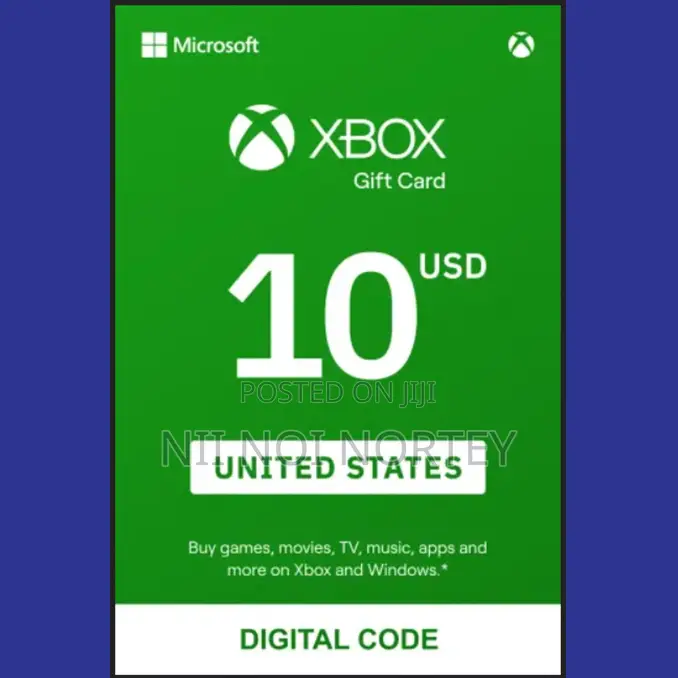 $10 XBOX Gift Card in Dansoman - Accessories & Supplies for Electronics ...