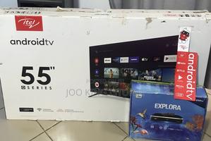 Itel Original Smart Android HDR Tv + DSTV Explora Decoder in Dodowa ...