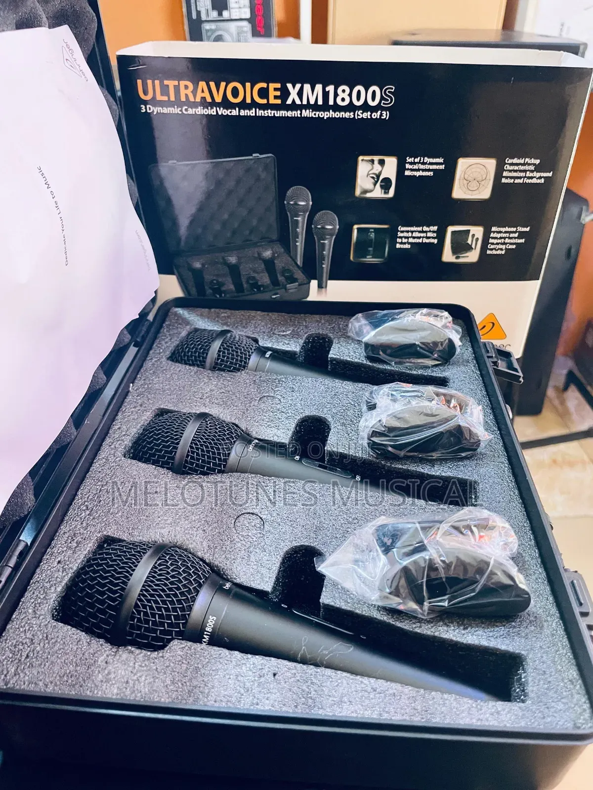 Behringer ULTRAVOICE XM1800S Dynamic Handheld Microphone in Accra ...