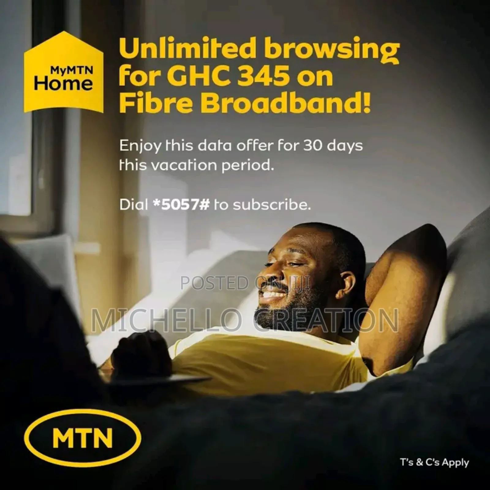 MTN Free Internet Fixed Fiber Broadband Service in Tema Metropolitan ...