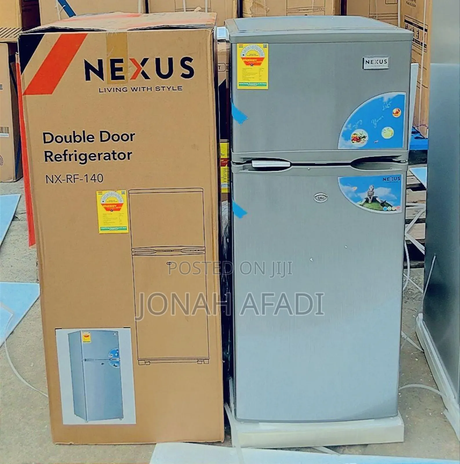 Nexus Nx-140 117 Litres Top Freezer Refrigerator Silver in Accra New ...