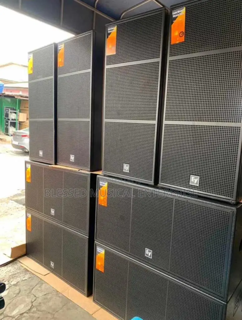 Ev Full Range and Ev Double Sub Speakers (A Pair Each) in Accra ...