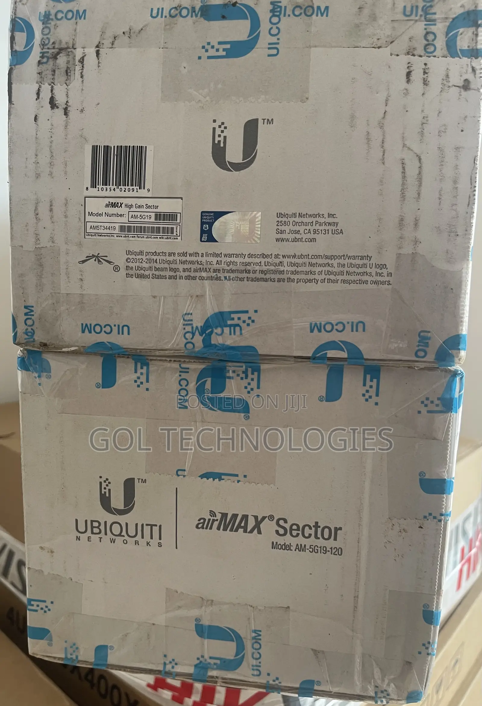 Ubiquiti Airmax Sector Antenna 5ghz Am 5g19-120 in Tesano - Networking ...