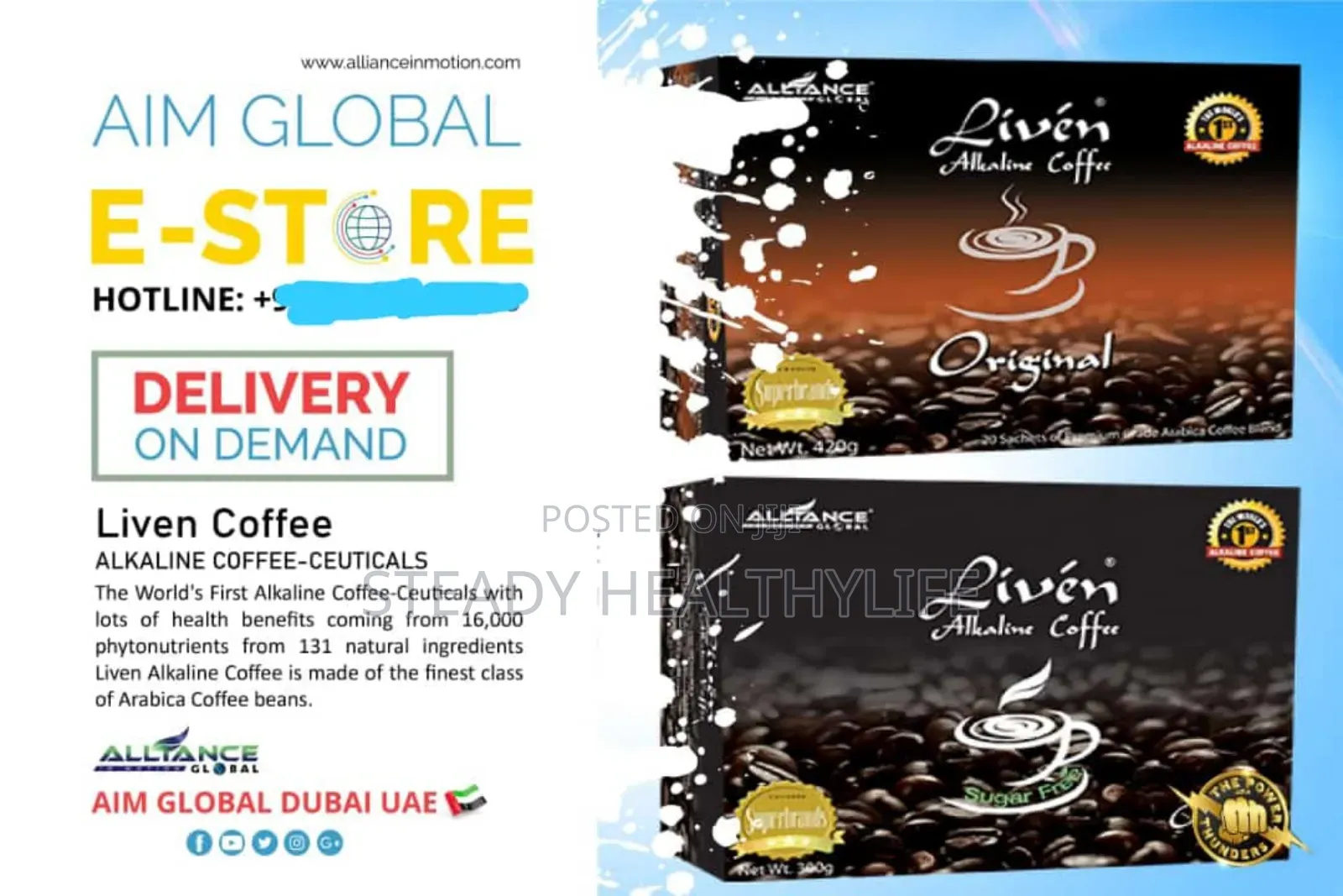 Liven Alkaline Coffee(Original Flavor) in North Industrial Area - Meals ...