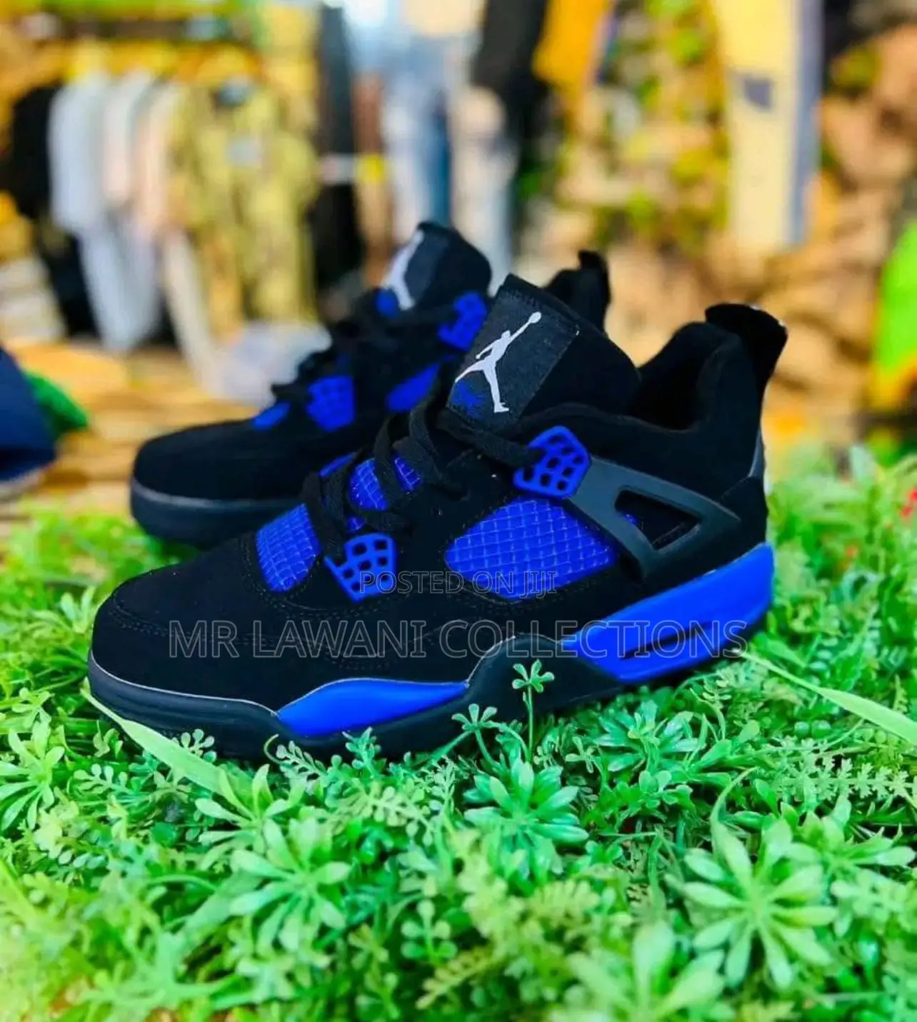 Nike Air Jordan 4 Black And Blue in Achimota - Shoes, Mr Lawani ...