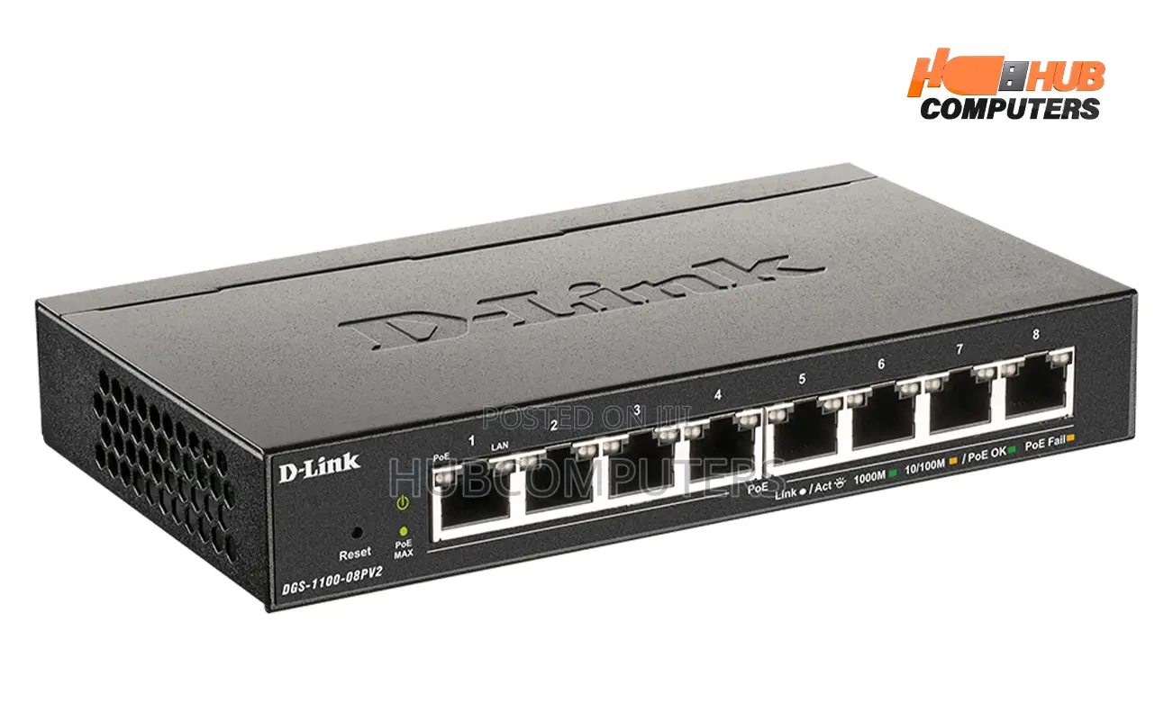 D-Link 8 Port Poe Gigabit Smart Managed Switch in Madina - Networking ...