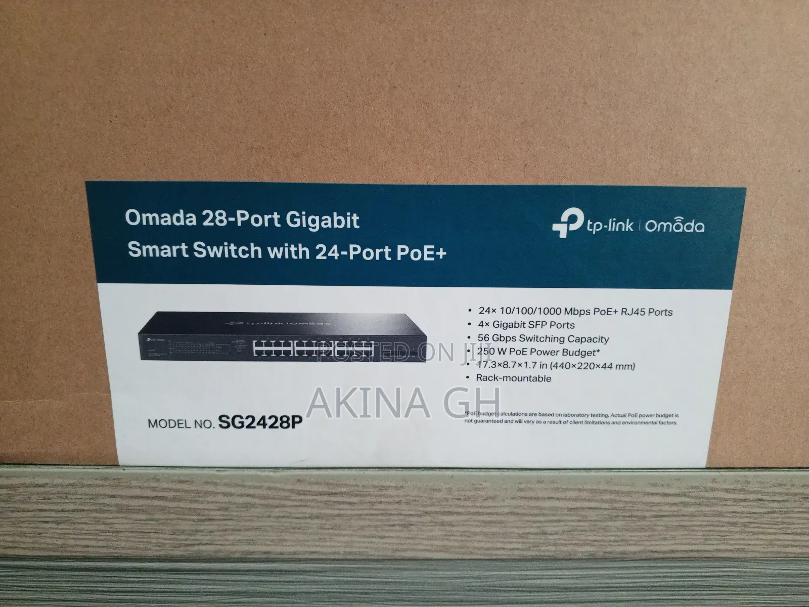 Tp-Link Omada 28 Port Gigabit Smart Poe+ Switch SG2428P in Lapaz ...