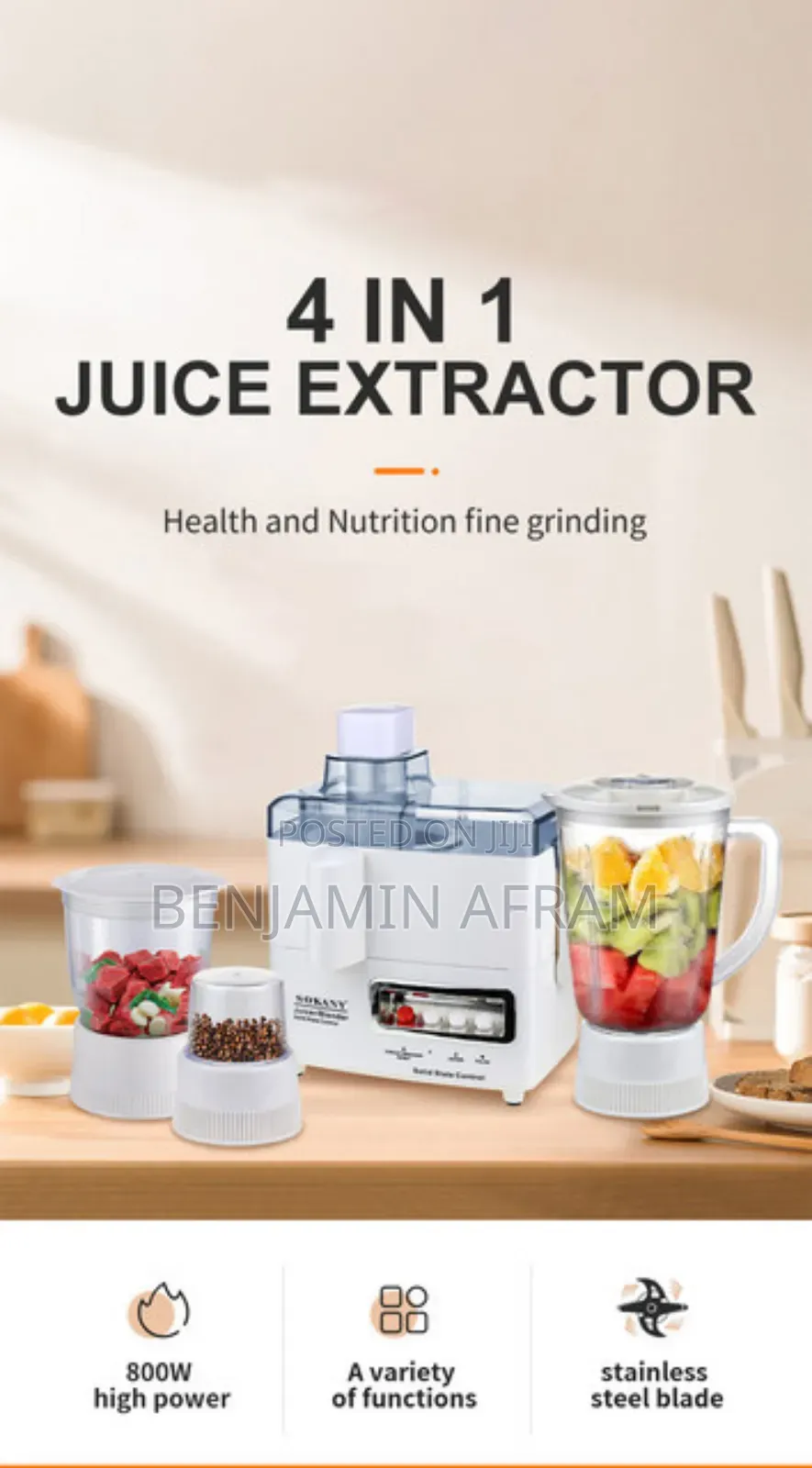 Electric 4 in 1 Juicer Blender in Accra Metropolitan - Kitchen ...