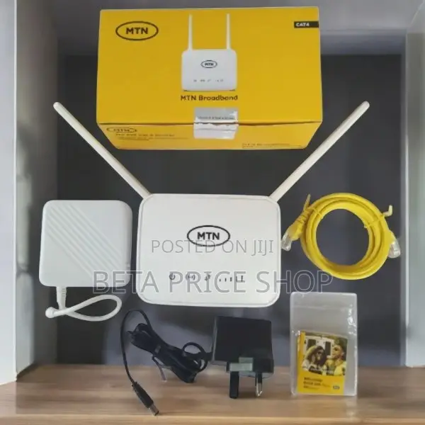 MTN Universal Broadband 4G Router + Backup Battery - White in Alajo ...