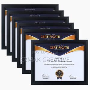 A4 Certificate With Frame in Accra New Town - Printing Services, Ermak ...