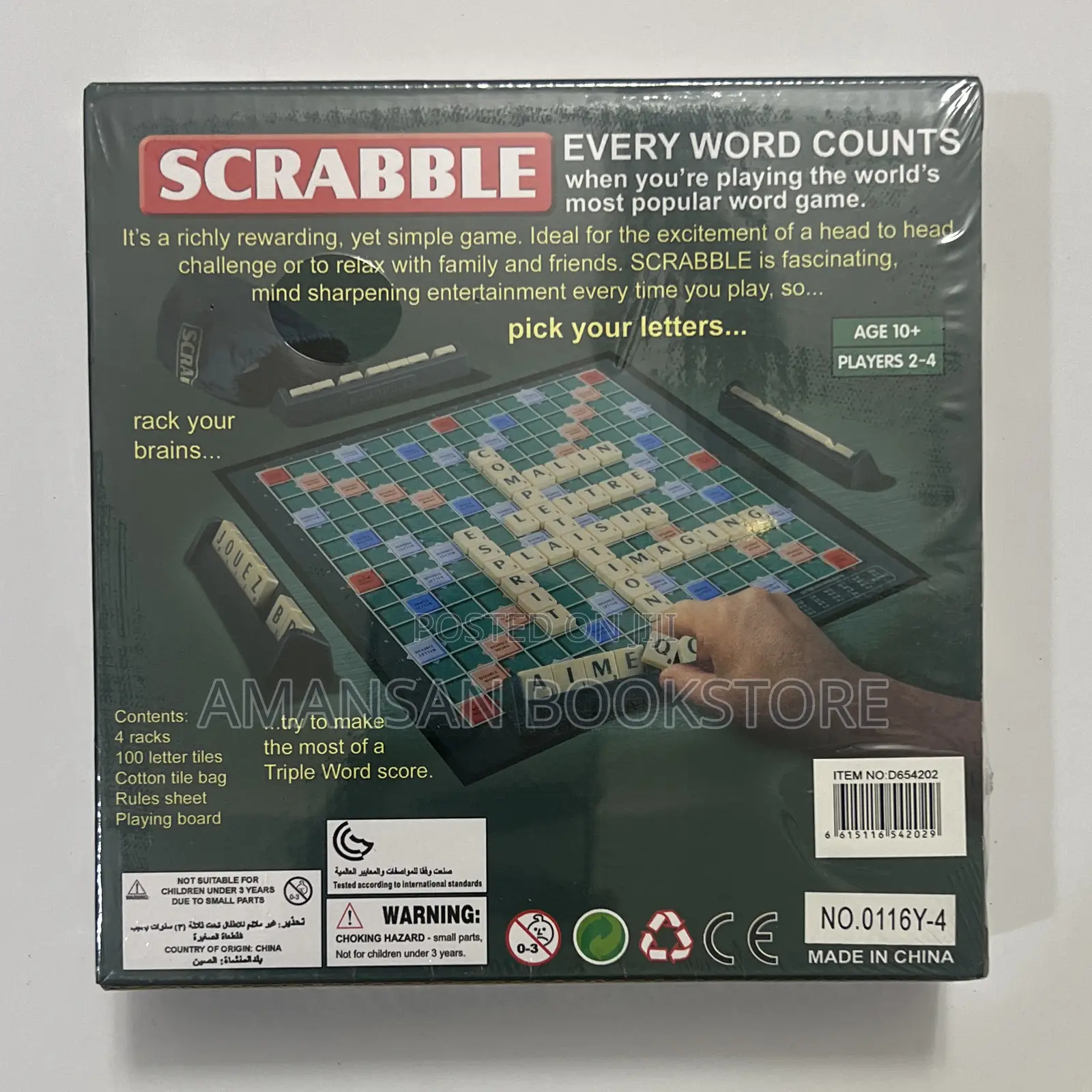 Scrabble Original (Small) in Accra Metropolitan - Books & Games, Amansan Bookstore | Jiji.com.gh