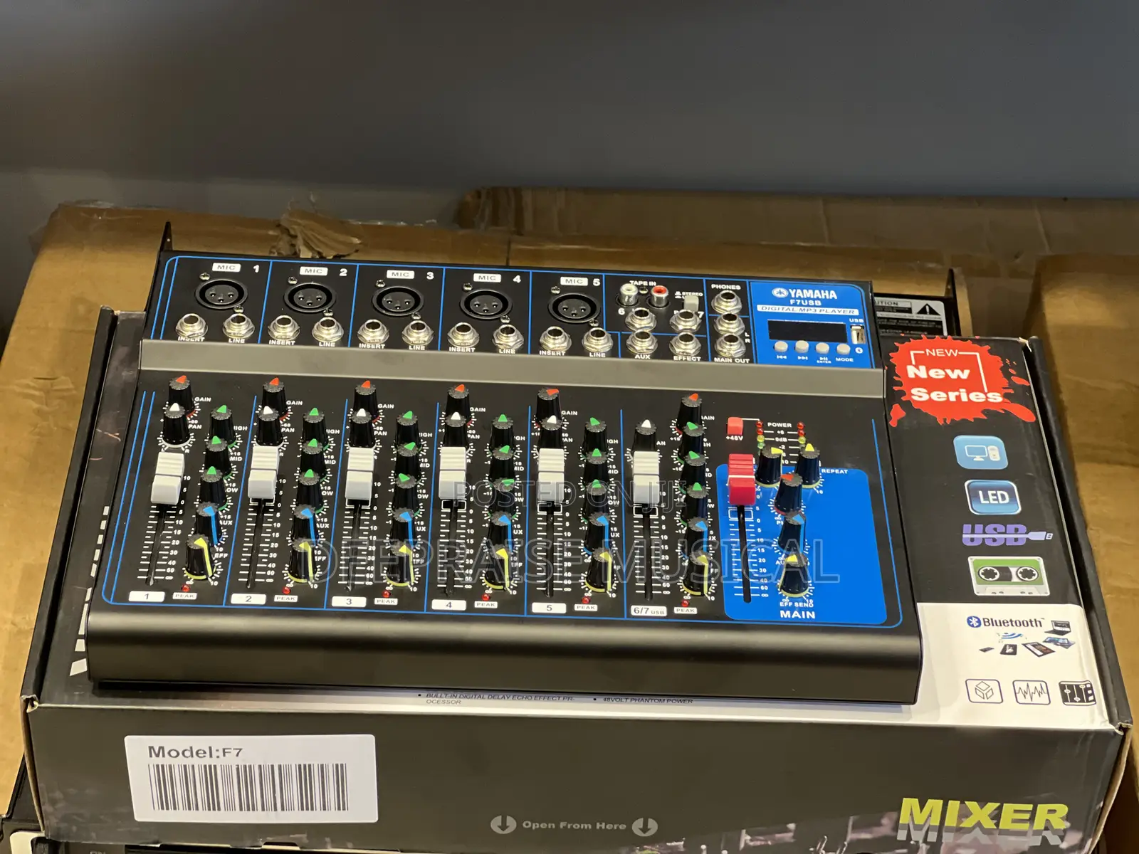 Yamaha 7channel Live Mixer (F7) in Accra Metropolitan - Audio & Music ...