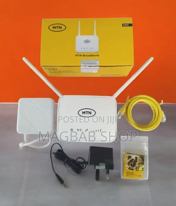 MTN Universal Broadband 4G Router + Backup Battery - White in Nima - Networking Products, Magbab ...