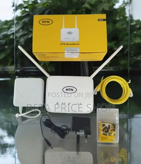MTN Universal Broadband 4G Router + Backup Battery - White in Korle ...