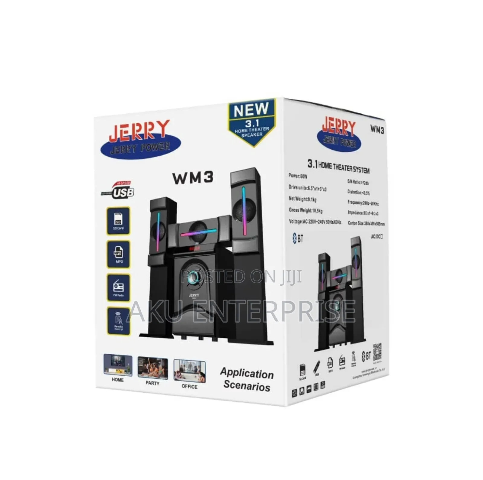 Jerry Home Theater Sound System in Accra Metropolitan - Audio & Music ...