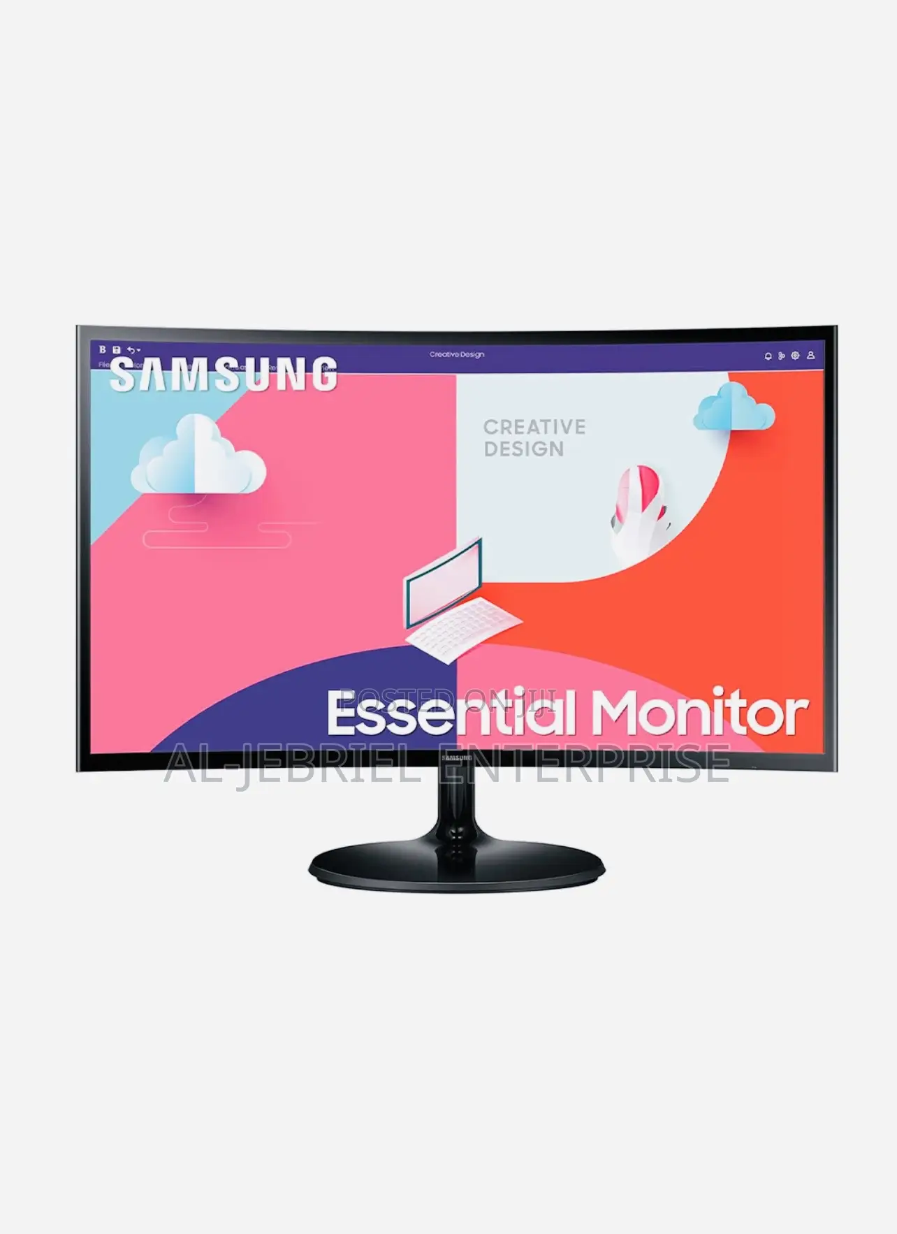Curved 24′′ Samsung Mainstream Monitor (LS24C360) for sale - AL-JEBRIEL ...
