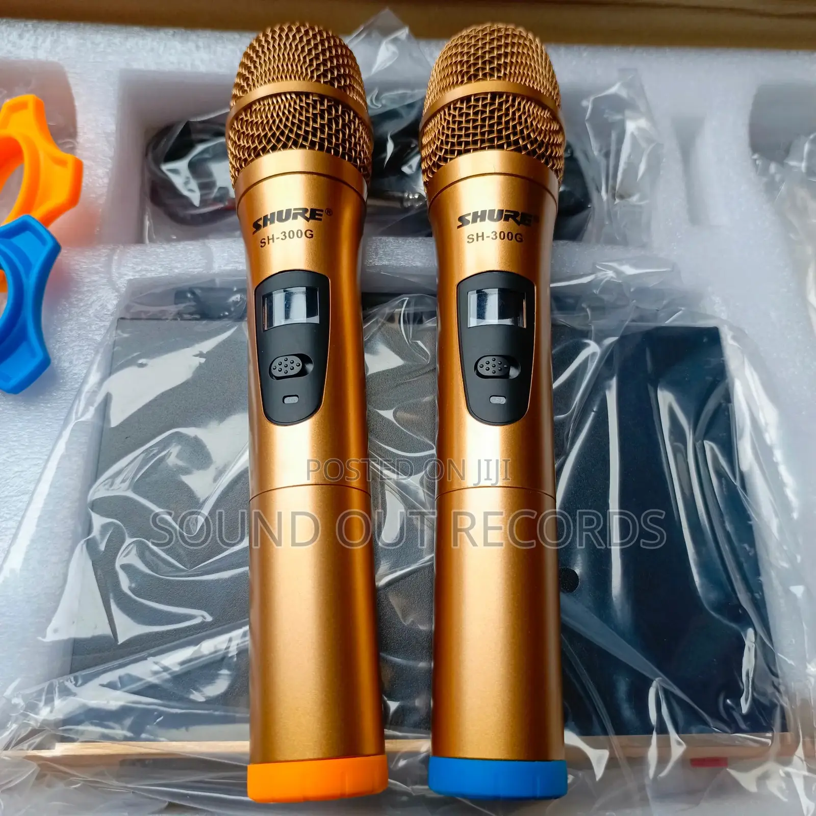 Shure Sh 300G 2in1 Wireless Microphone Gold for sale - SOUND OUT ...