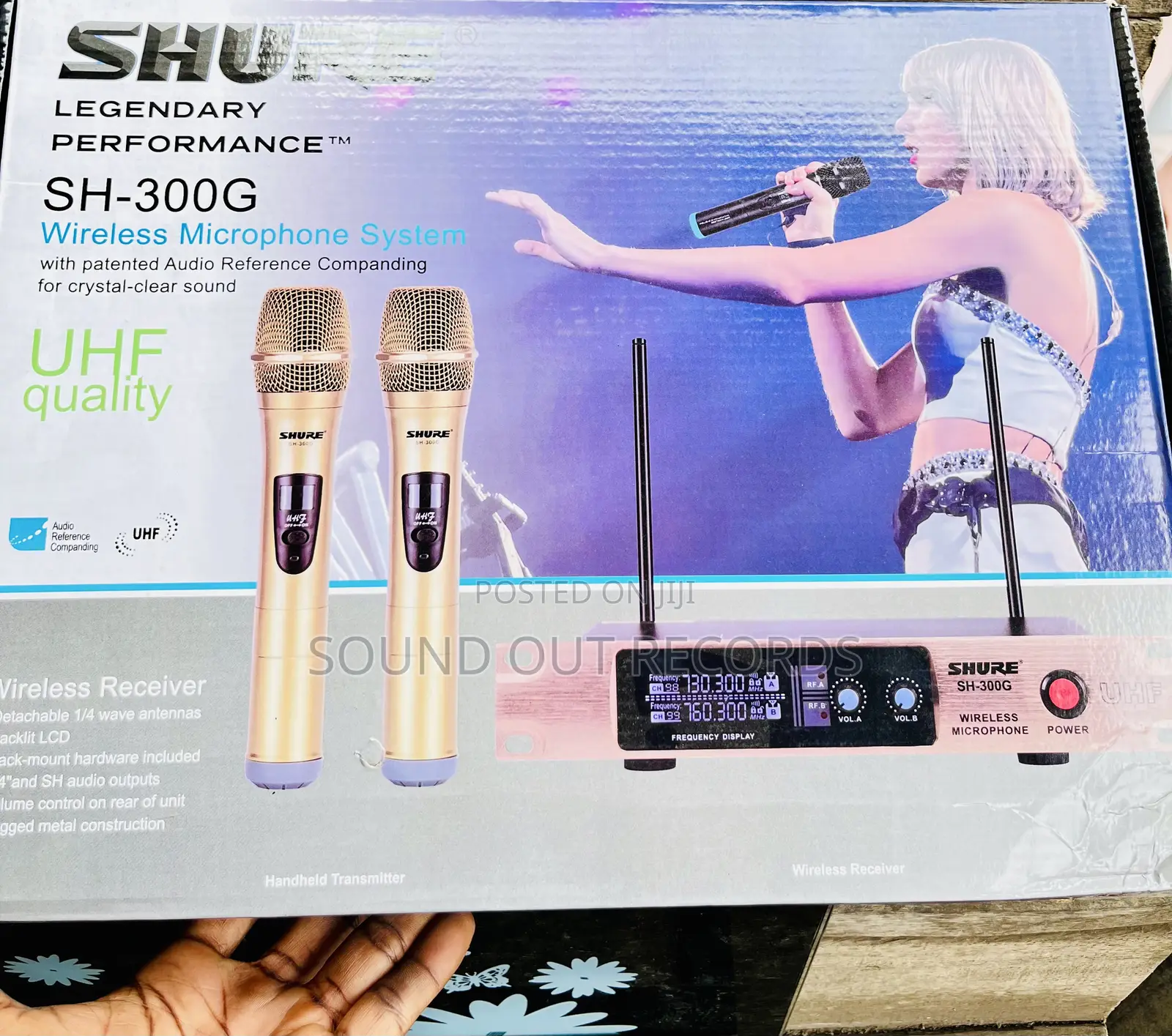 Shure Sh 300G 2in1 Wireless Microphone Gold in Ablekuma - Audio & Music ...