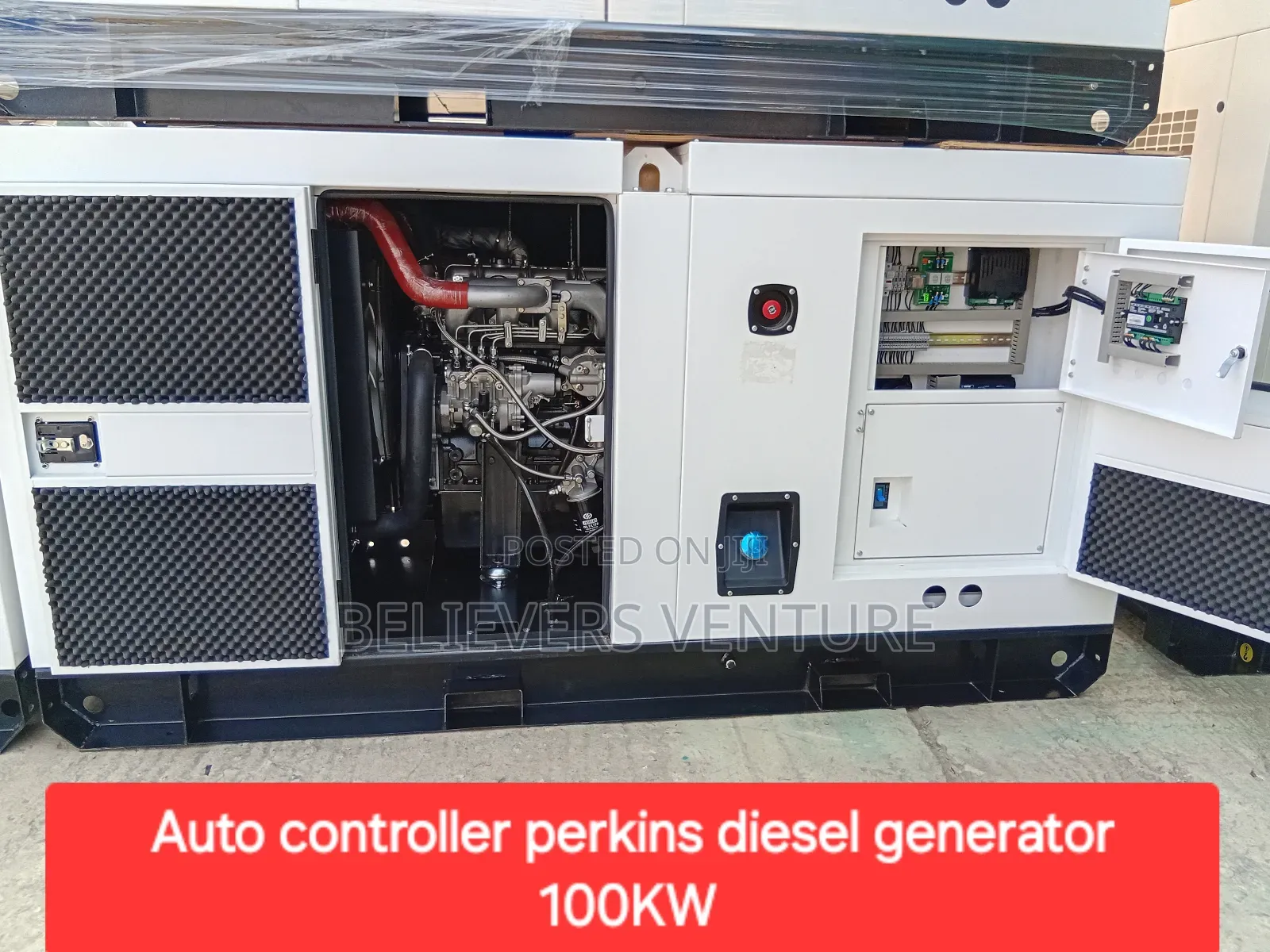 100kva Auto Controller Perkins Diesel Generator Easy Start in Accra ...