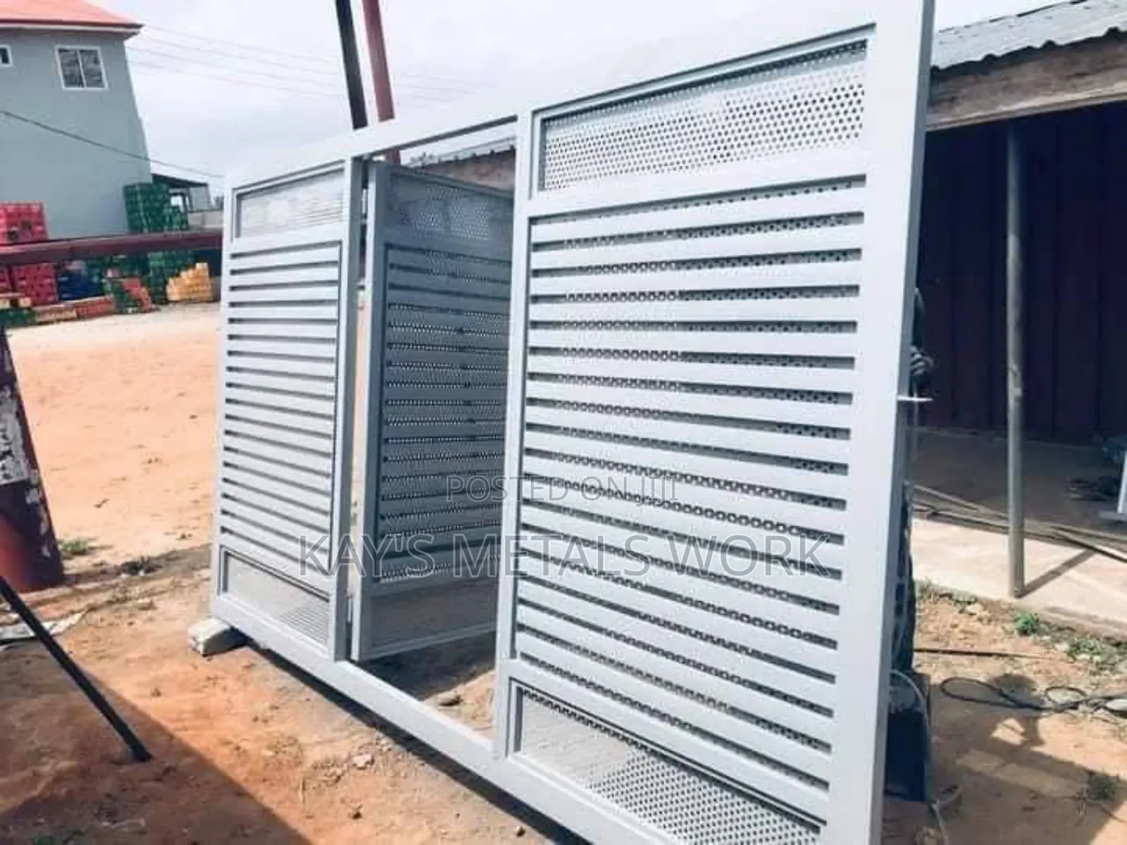 Back Net Plate Design Gate. in Oyarifa - Doors, Kay's Metals Work ...