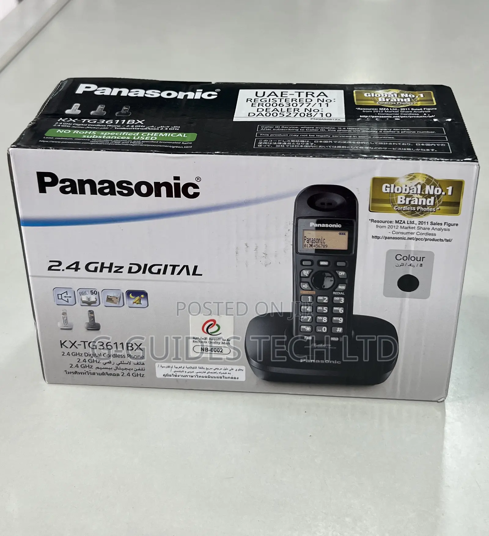 Panasonic 2.4ghz Digital Cordless Phone KX-TG3611BX in Madina - Home Appliances, G-guides Tech ...