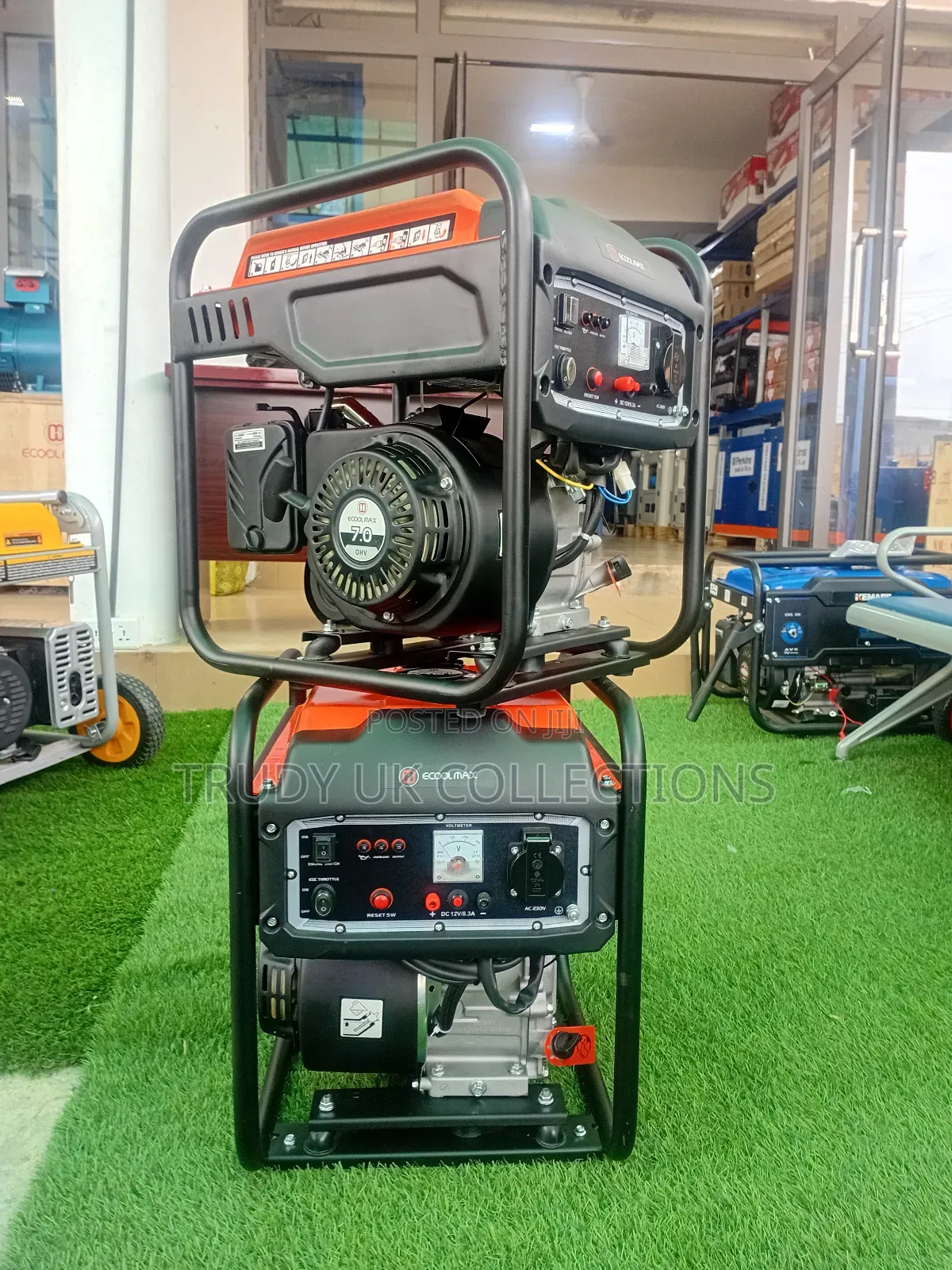 Super Efficiency 7kva Ecoolmax 8000wats Generator 7kva Made in Accra ...