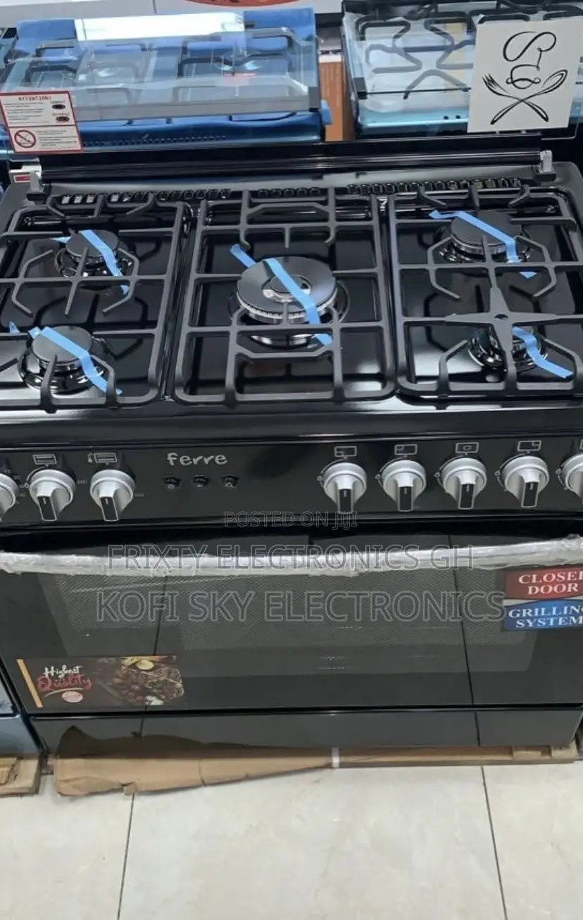 Active /Volcano FERRE 5 Burner 60x90/Gas Cooker {Oven Grill} in Accra ...