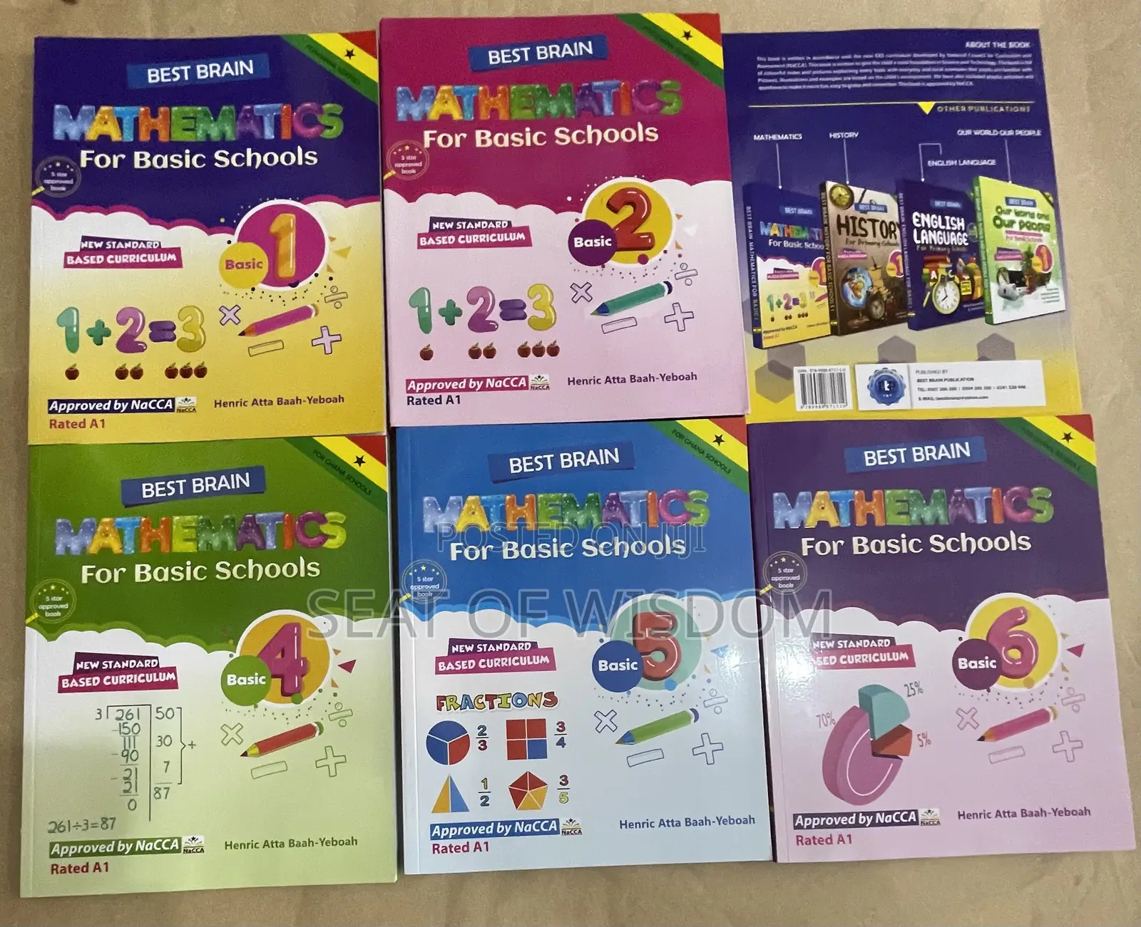 Best Brain Mathematics for Basic 1-6 in Ashomang Estate - Books & Table ...