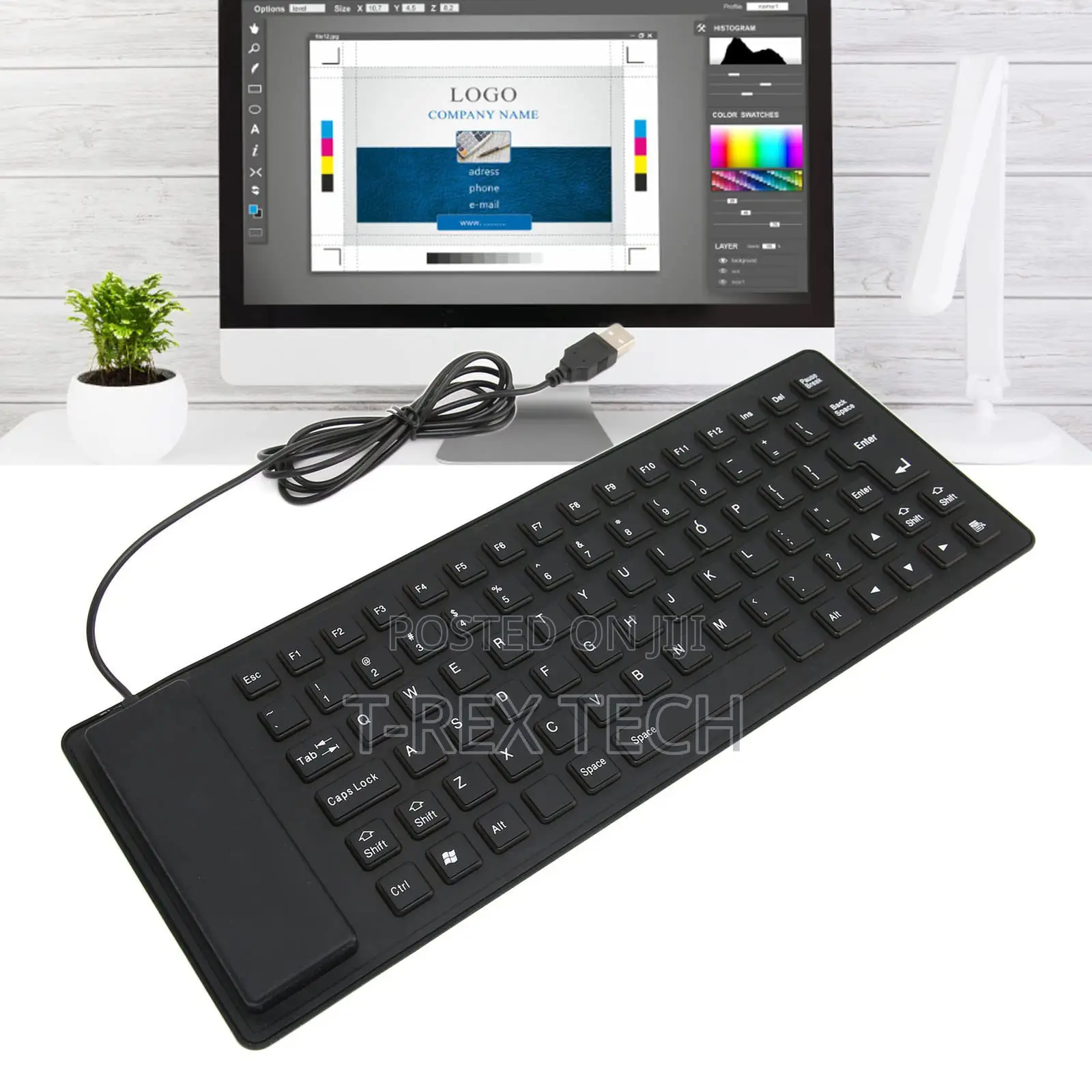 USB Flexible Foldable Keyboard. in East Legon - Computer Accessories ...