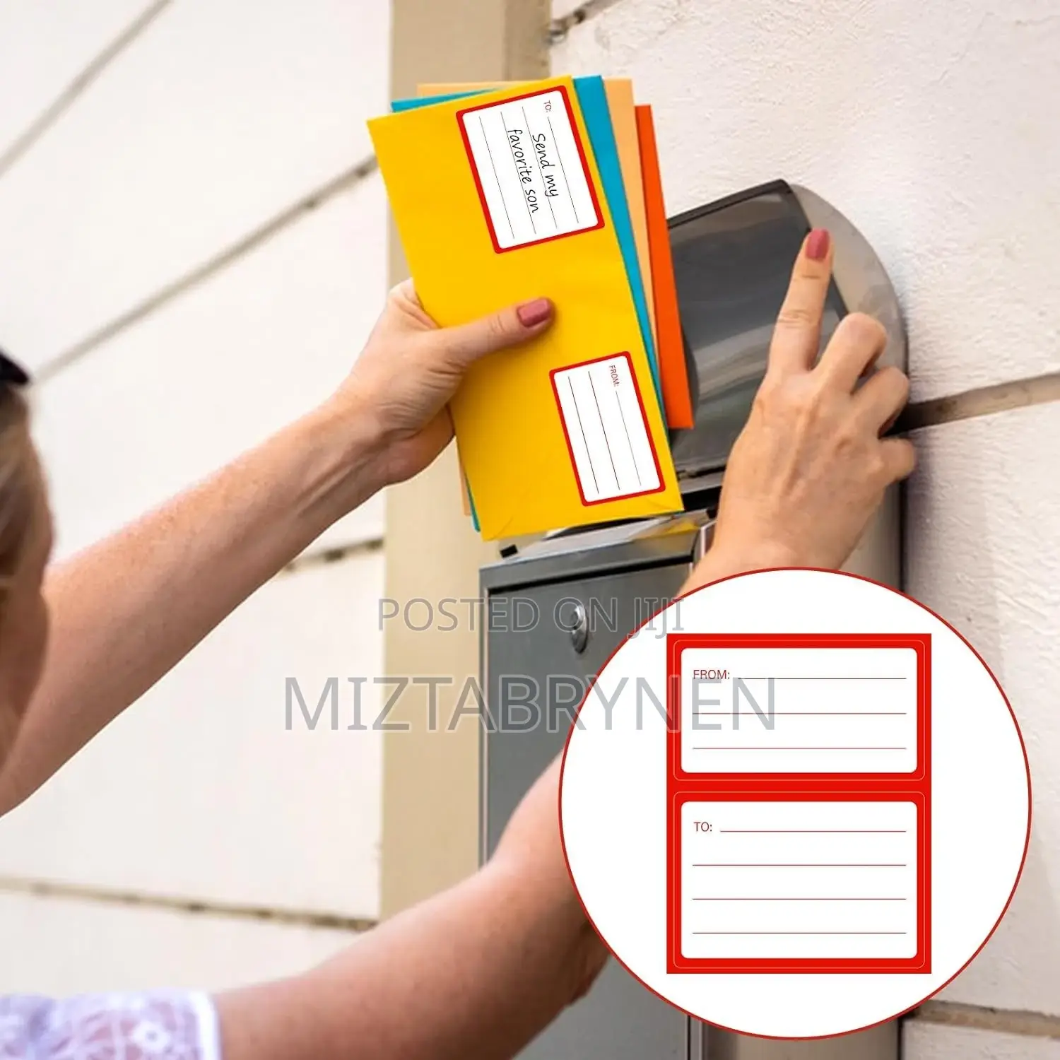 Red Self-Adhesive Package Delivery Stickers in Accra Metropolitan ...