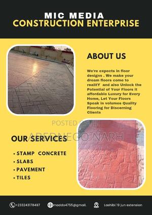 Stamp Concreting, Slabs , Building and Pavement in Ashaiman Municipal ...