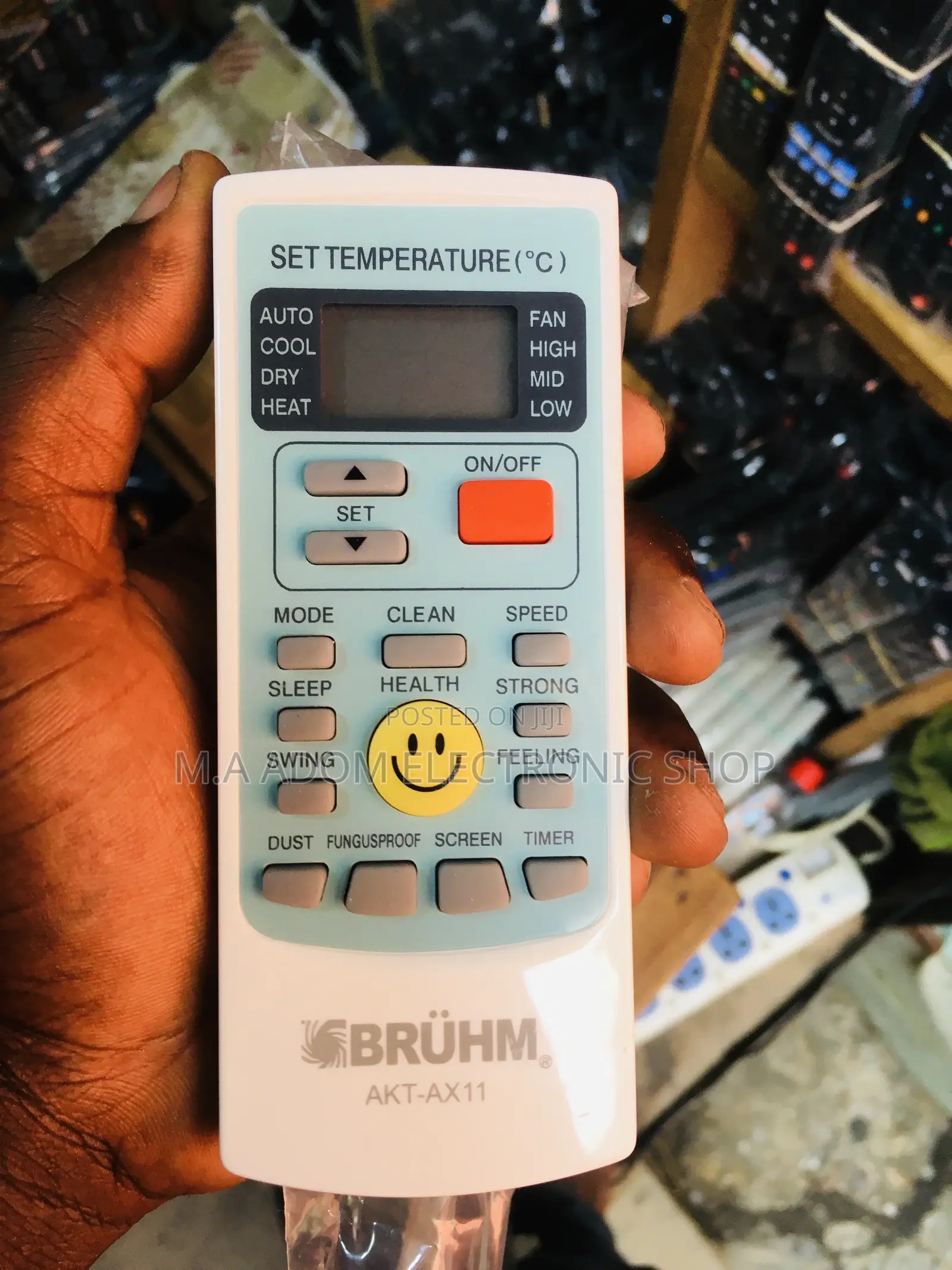 Bruhm Air Conditioner Remote for sale - M.A ADOM ELECTRONIC SHOP Price ...