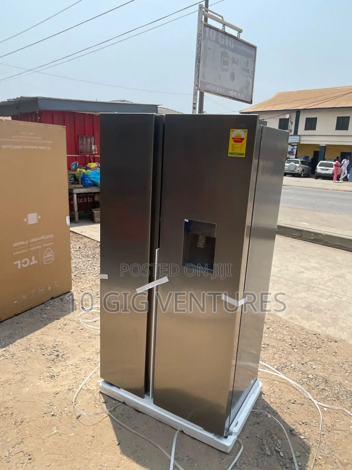 TCL-SIDE-BY-SIDE REFRIGERATOR-607LTRS Eco Inverter in Adabraka ...