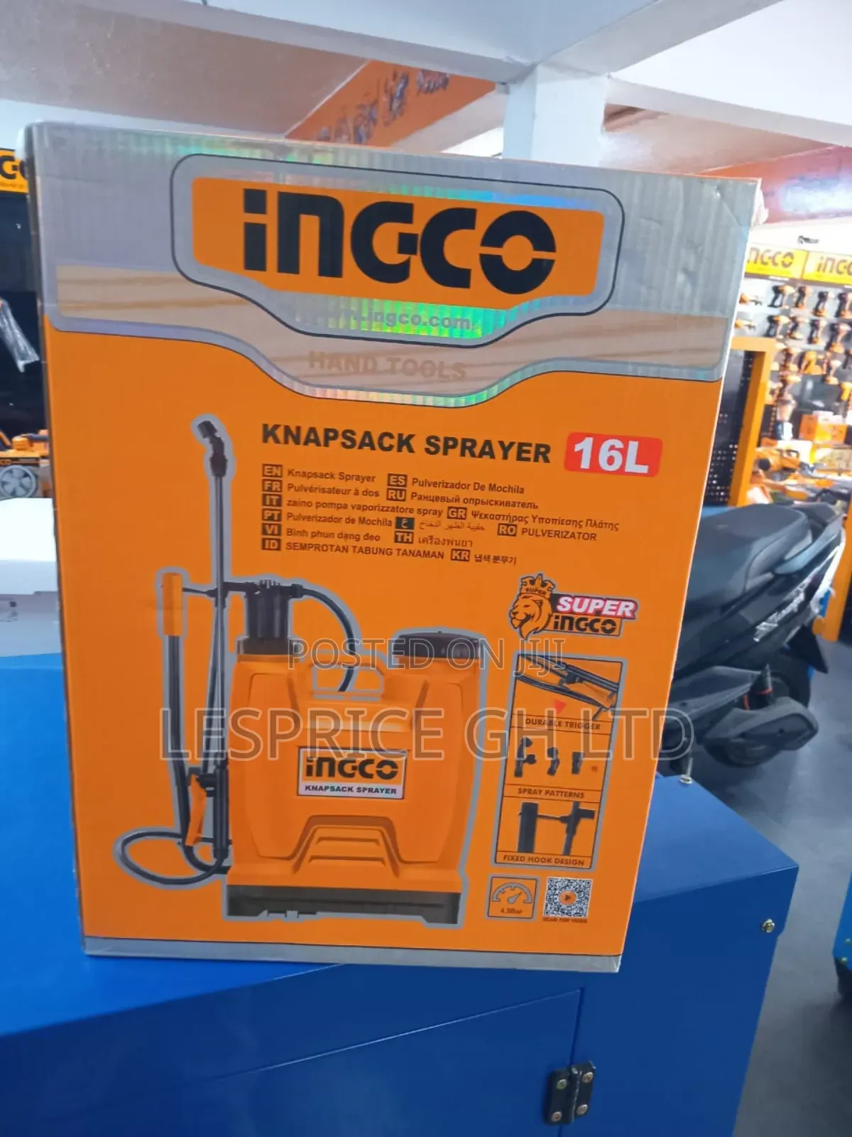 Ingco 16L Sprayer- Adjustable Nozzle in Osu - Farm Machinery ...