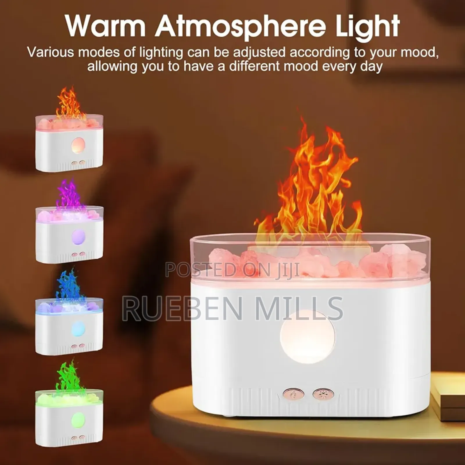 Anti-Dazzling Light Crystal Stones Humidifier Diffuser in Accra ...