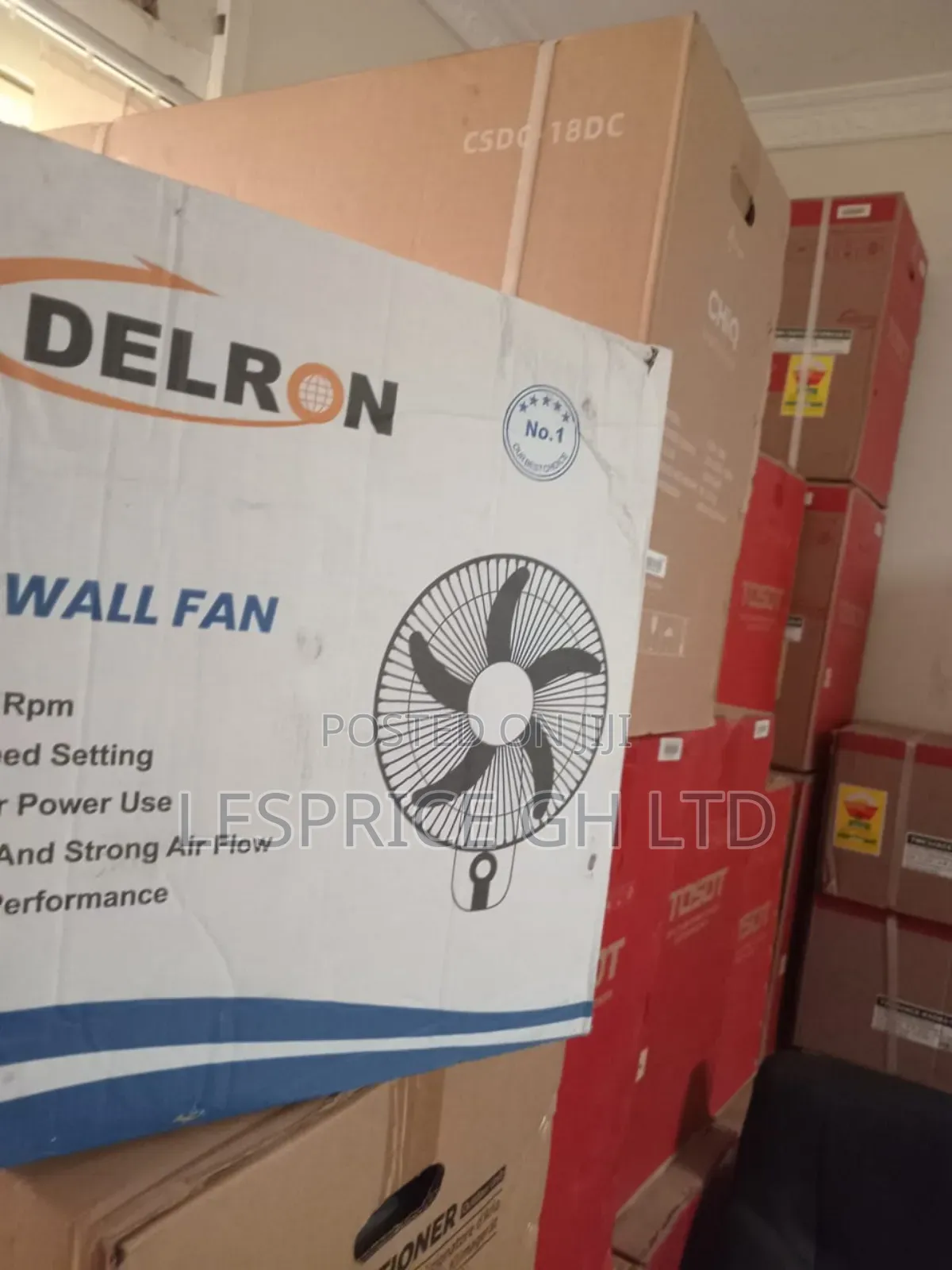 Long Life Motor: Delron Wall Fan, 16" in Osu - Home Appliances ...