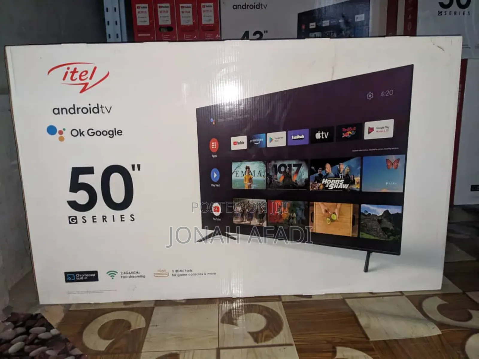 Itel 50′′ Frameless UHD Smart Android 11 TV in Accra New Town - TV ...