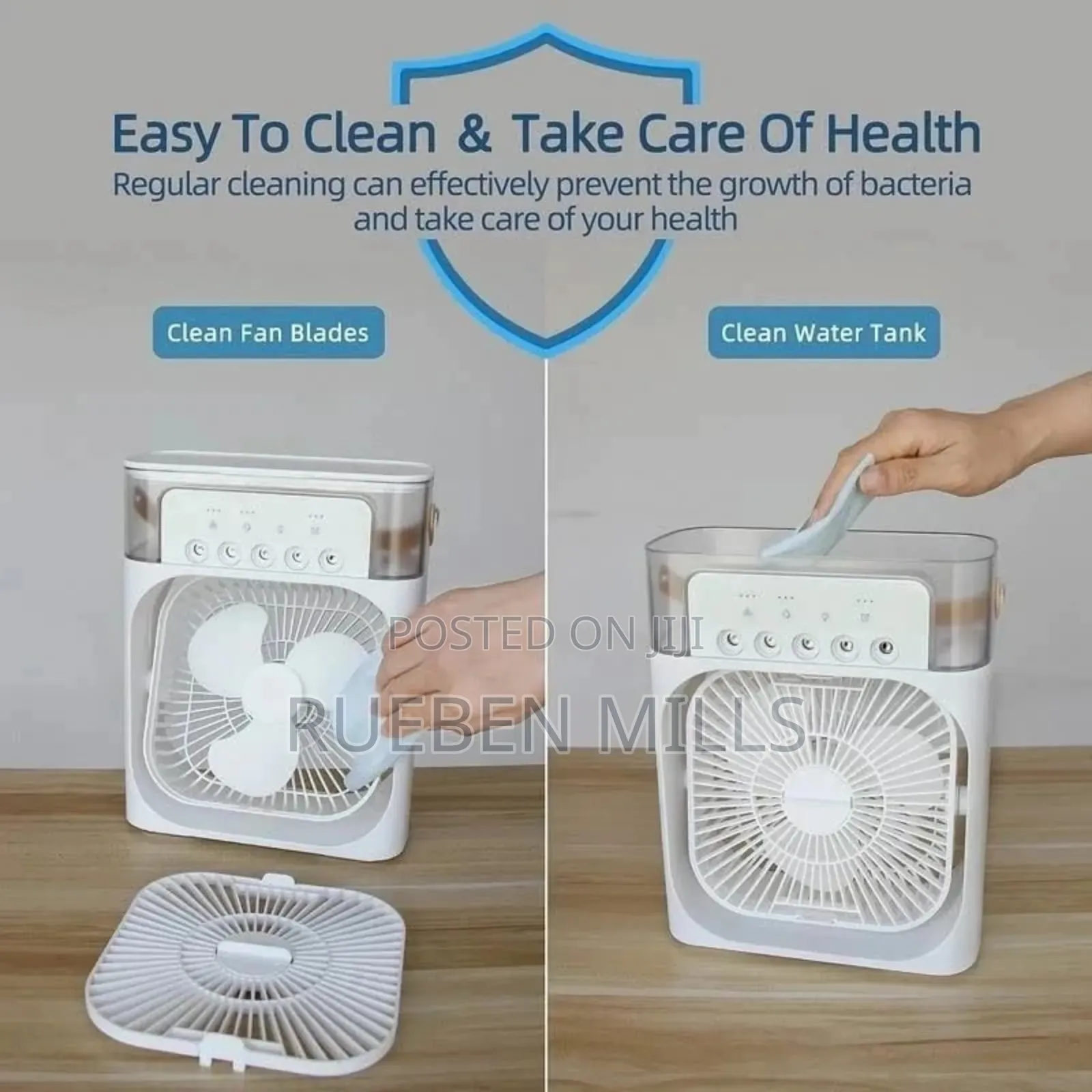 4 in 1 Misting Desk Water Cooling Fan Humidifier Diffuser in Accra ...