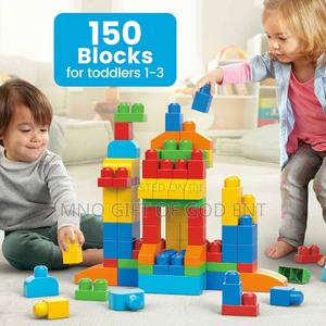 Mega Bloks 150 Blocks Learning Building for Toddlers 1-6 in Cantonments ...