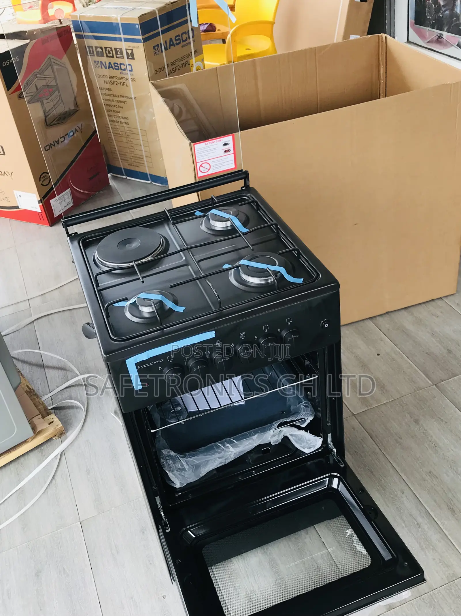 Genuine Black 1 Electric 3 Gas 50x50 Oven Turkish Cooker in Adabraka ...