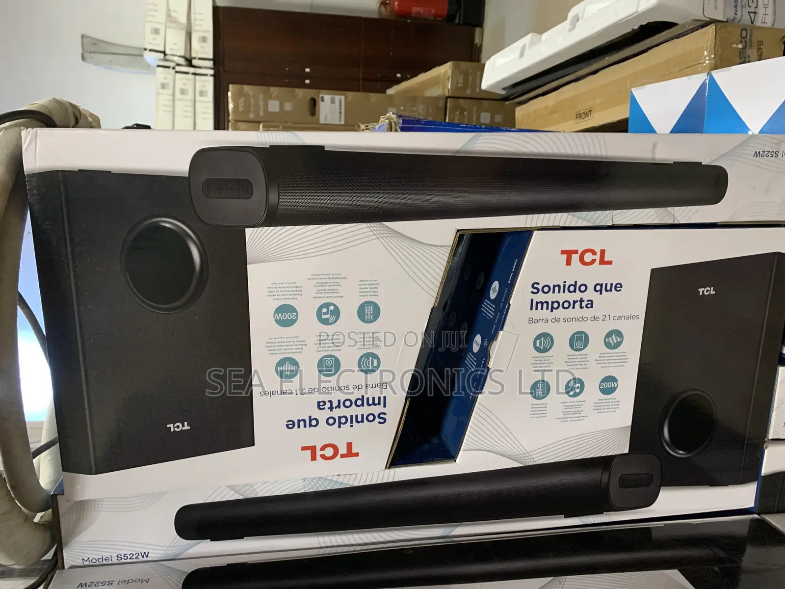 TCL 200w 2.1ch Wirelss Subwoofer S522w Sound Bar in Accra Metropolitan ...