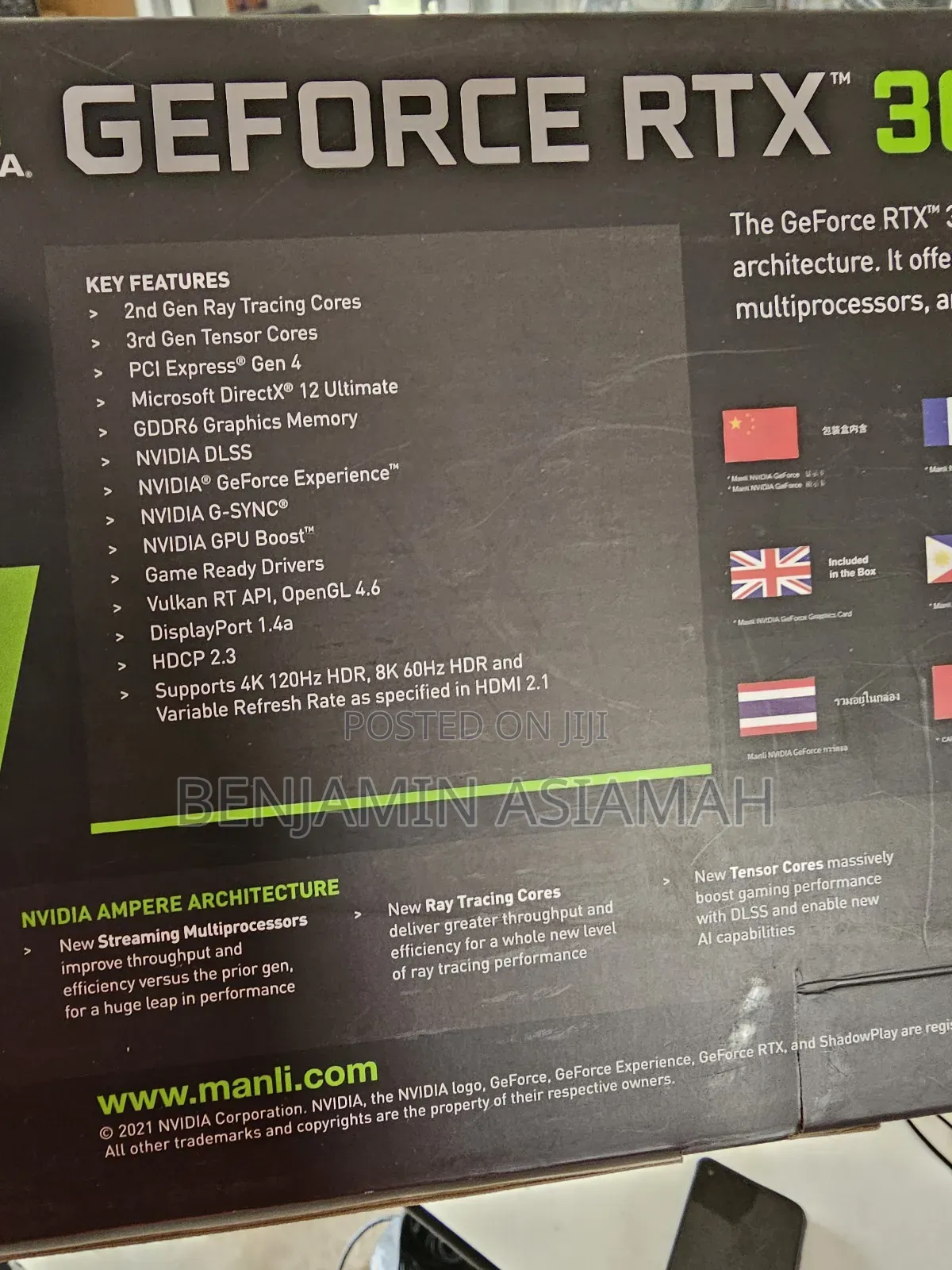 RTX 3050 8gb Ddr6 in Tema Metropolitan - Computer Hardware, Benjamin ...