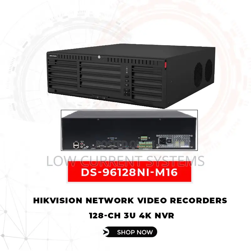 Hikvision Network Video Recorders 128 Channel Ds-96128ni-M16 in Spintex ...