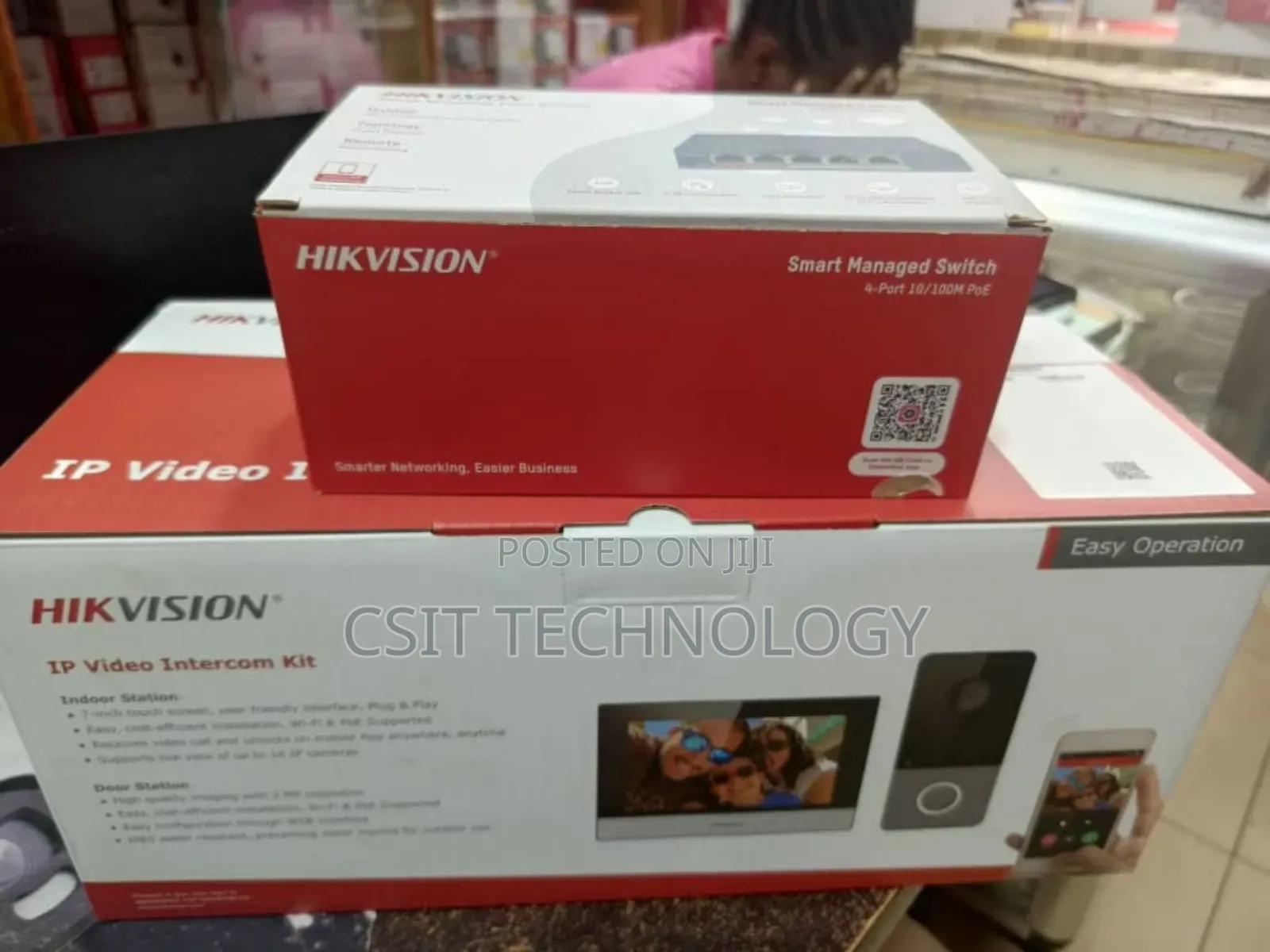 Hikvision Ip Intercom Kit With 4 Port Poe Switch in Accra Metropolitan ...
